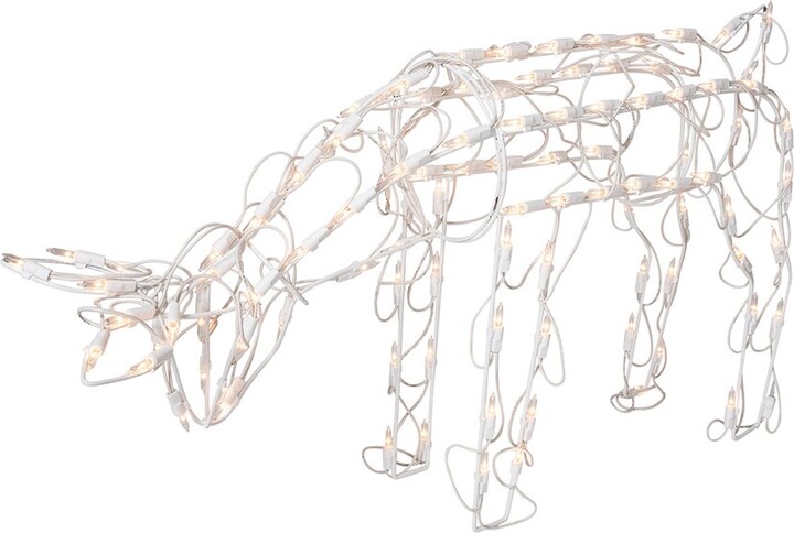 Northlight 25In Feeding And Grazing Lighted Reindeer Outdoor Christmas Decoration - ShopStyle