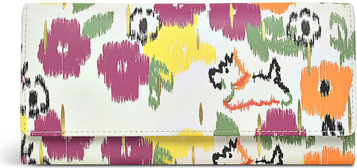 Radley London Flower Ikat - Large Flapover Wallet - ShopStyle