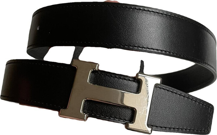 Hermes H leather belt - ShopStyle