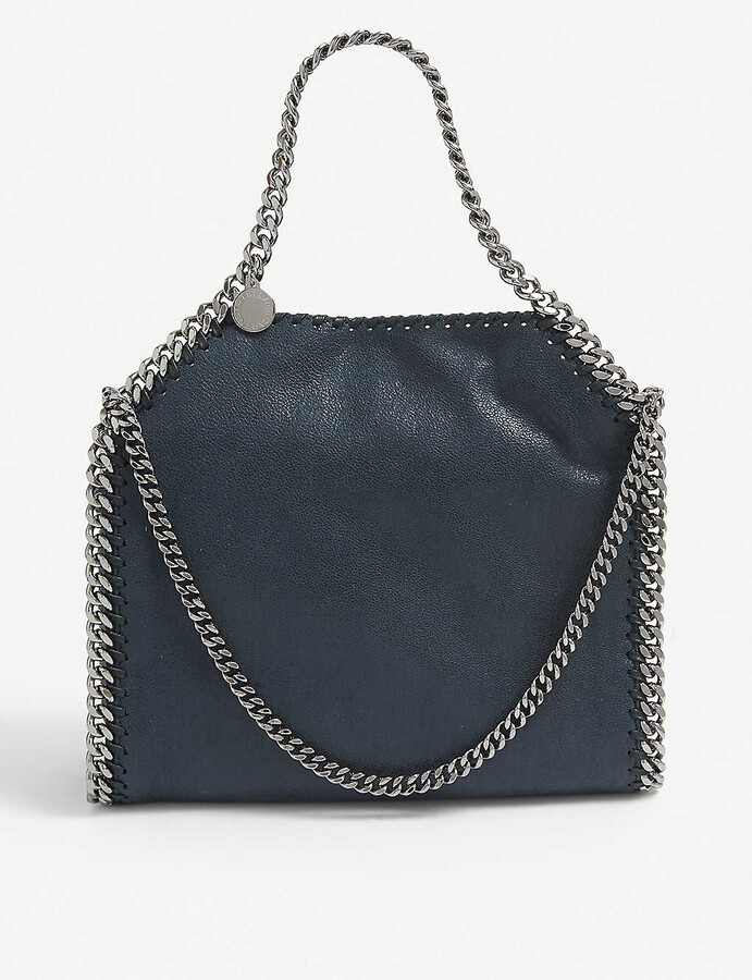 Stella McCartney Baby Bella chain-embellished mini woven tote - ShopStyle