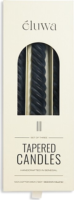 Eluwa Studio Molua Tapered Swirl Candles, Set of 3 - ShopStyle
