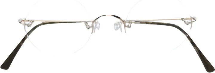Lunor Classic rimless round-frame glasses - ShopStyle Sunglasses