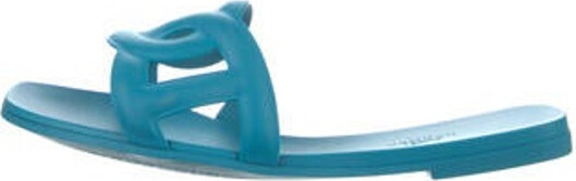 Hermes Aloha Rubber Slides - ShopStyle