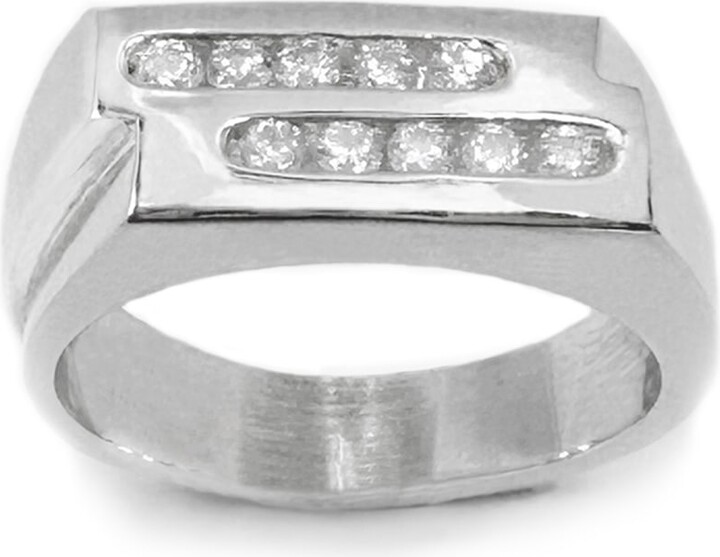 Litzi Silver The Double - ShopStyle Jewelry