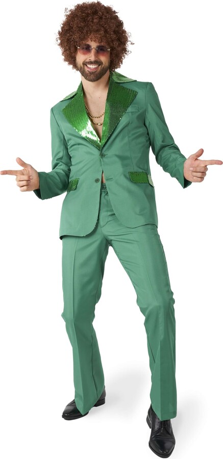 SUITMEISTER Men's Disco Costume Suit - Saturday Night Fever Outfit ...