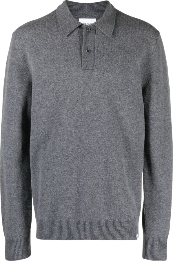 Norse Projects Marco merino-wool polo-collar jumper - ShopStyle ...