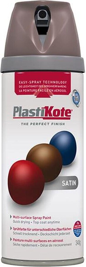 Plastikote Twist & Spray Satin Cappuccino 400Ml - ShopStyle Decor