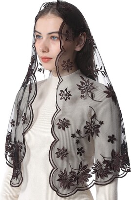 Bozidol Church Veil Catholic Mantilla Spanish Lace Chapel Mass Head ...