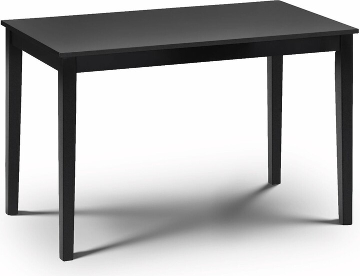 Dunelm Hudson 4 Seater Rectangular Dining Table, Black Black - ShopStyle