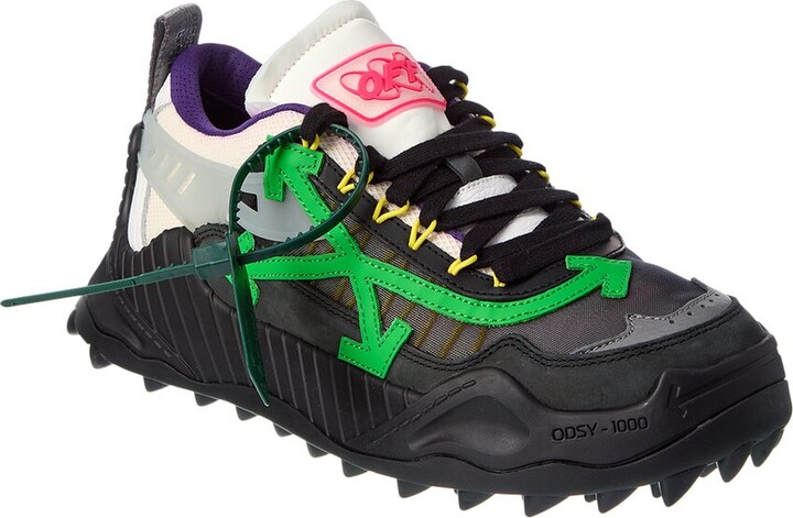 Off-White Odsy 1000 Leather & Mesh Sneaker - ShopStyle
