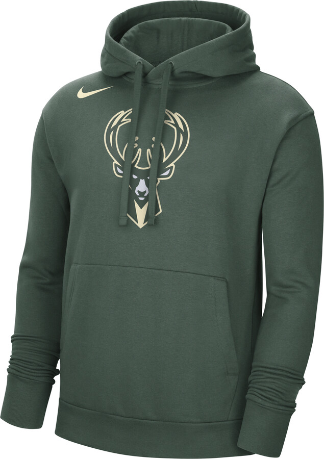 Nike Milwaukee Bucks Men's NBA Fleece Pullover Hoodie in Green - ShopStyle