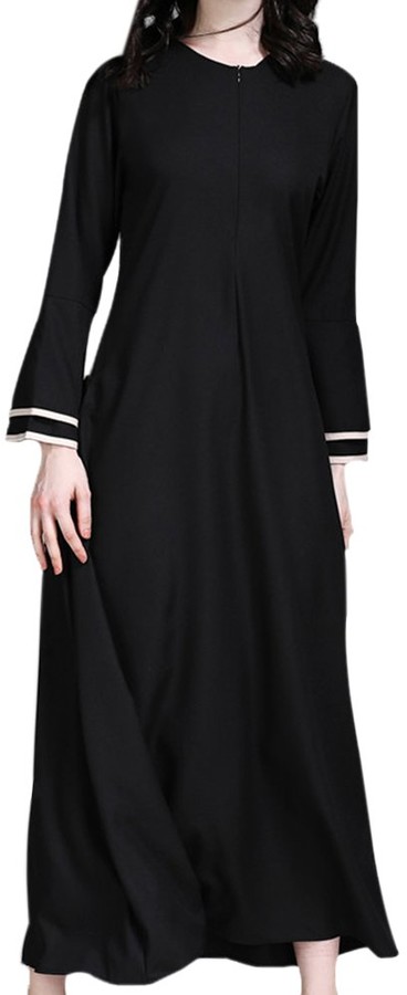 Meijunter Modest Middle East Muslim Islamic Women Robes Arabic Maxi ...