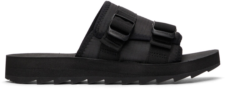 Merrell 1trl Black Alpine Slides - ShopStyle Shoes