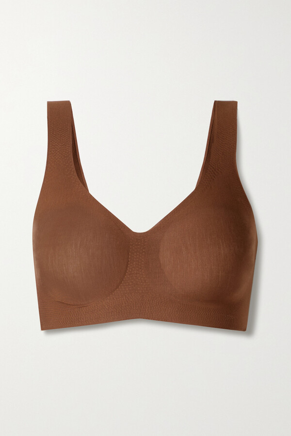 Commando Butter Stretch-micro Modal Bra - Brown - ShopStyle