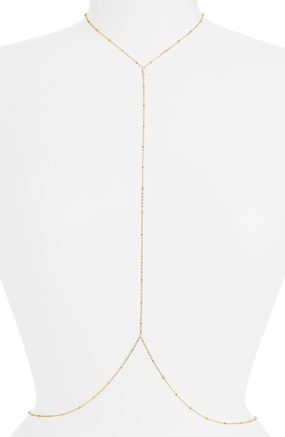 VIDAKUSH Slim Body Chain - ShopStyle Rings