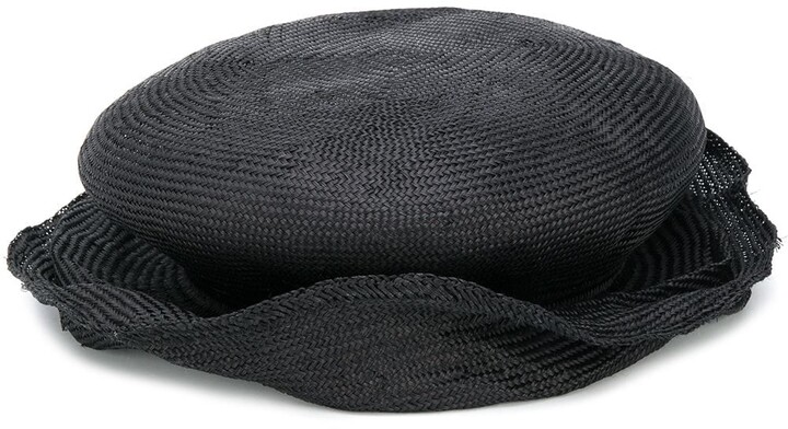 Horisaki Design & Handel Woven Distressed Detail Hat - ShopStyle