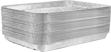 Nicole Fantini Disposable Large Broiler Aluminum Pan Grill Liners ...