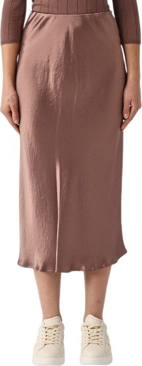 Max Mara Alessio Satin Maxi Skirt - ShopStyle