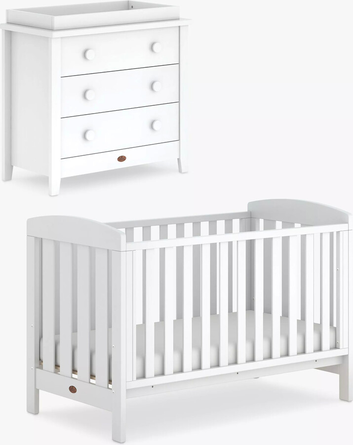 Boori Alice 2 Piece Room Set (Alice Cot Bed & 3 Drawer Chest & Changing ...