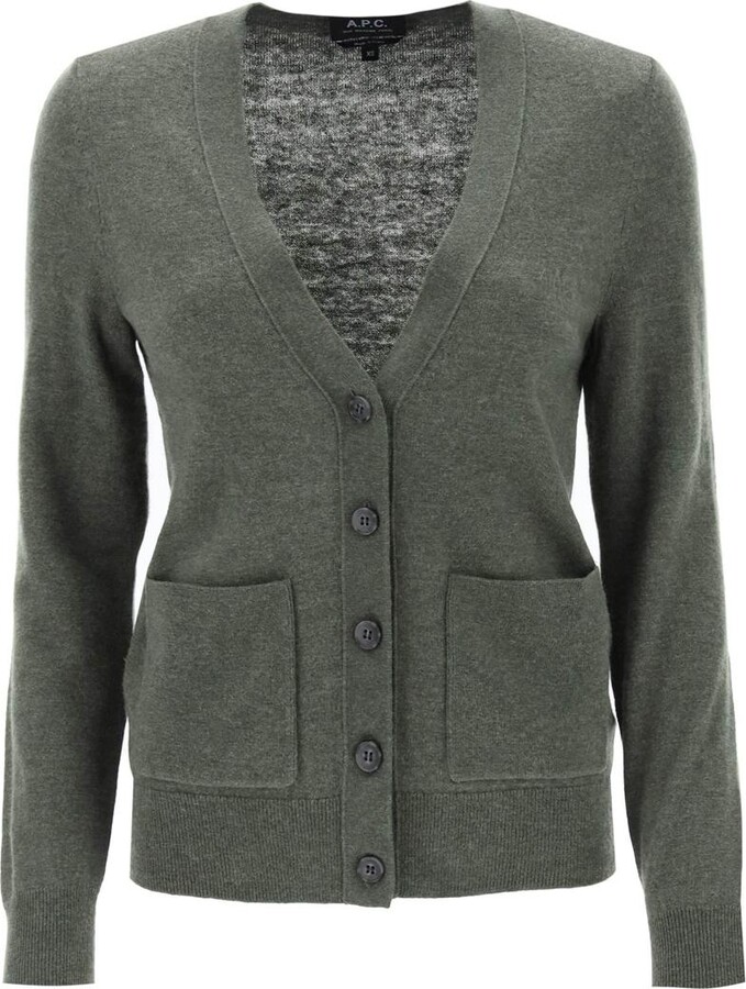 A.P.C. 'louisa' cardigan in virgin wool - ShopStyle