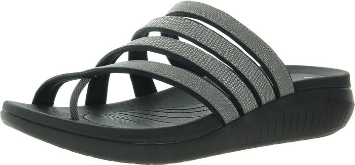 Cloudsteppers by Clarks Womens Toe Loop Wedge Sandals - ShopStyle