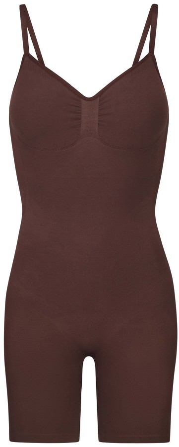 SKIMS Seamless Sculpt Low Back Bodysuit Mid Thigh - ShopStyle Plus ...