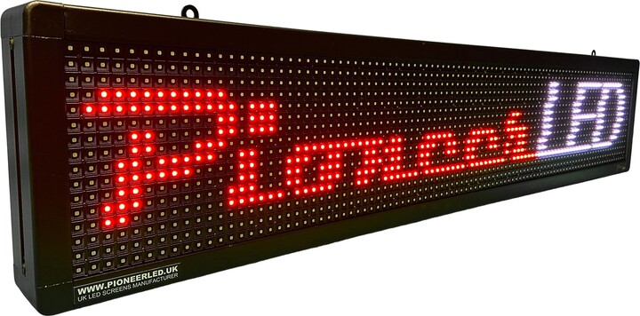 PioneerLED Programmable LED Scrolling Sign P10 195x19cm Outdoor ...