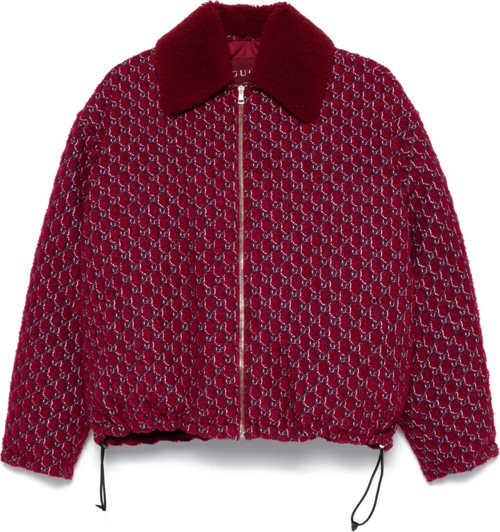 Gucci GG Shadow bouclé jacket - ShopStyle Down & Puffer Coats