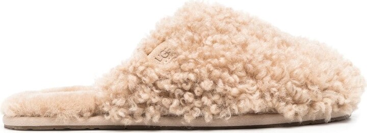 UGG Maxi Curly mule slides - ShopStyle