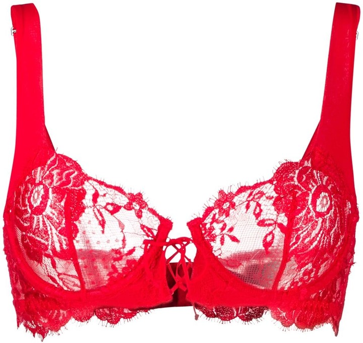 La Perla Leavers Poem balconette bra - ShopStyle