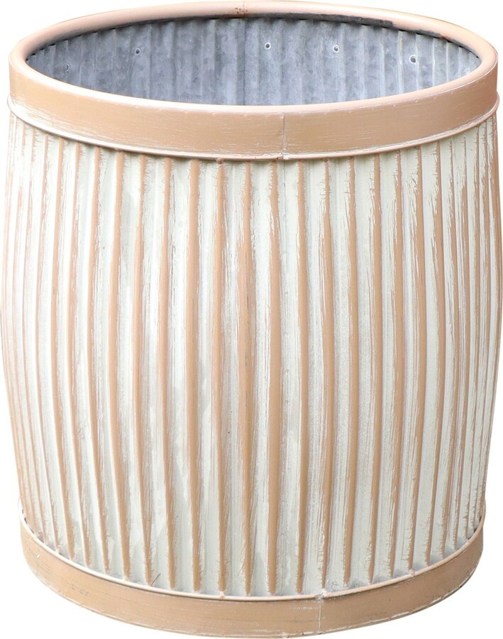 Melody Maison Large Round Textured Stone Effect Planter - ShopStyle ...