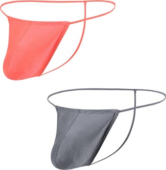 BIATWOWR Mens Sexy G String Underwear with Adjustable Low Waist Bulge ...