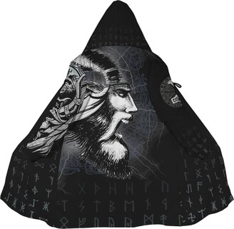 WSXJJ 3D Viking Odin God Tattoo Cloak for Men - ShopStyle Jackets