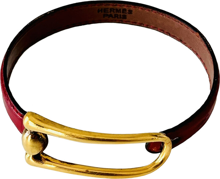 Hermes Leather bracelet - ShopStyle