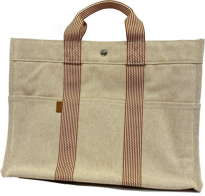 Hermes H cloth tote - ShopStyle