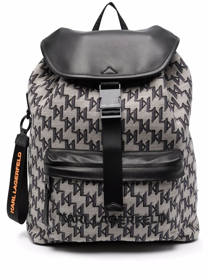 Karl Lagerfeld Paris K/Monogram jacquard backpack - ShopStyle