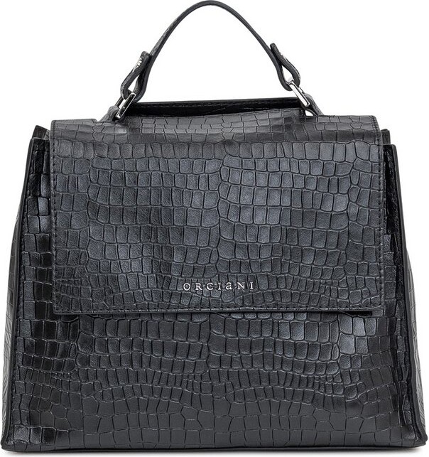 Orciani Small Sveva Logo Lettering Embossed Tote Bag - ShopStyle