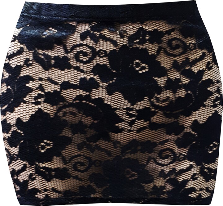 Style Plus Women See Through LACE Micro Mini Skirt Size 6 to 24 (22 ...
