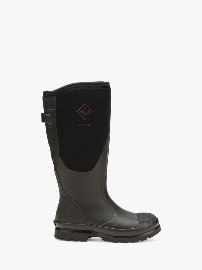 Muck Chore Adjustable Slip On Tall Wellington Boots - ShopStyle