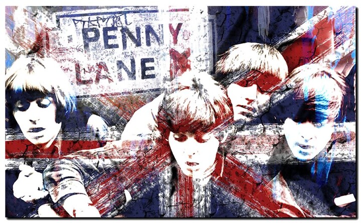 Ready2hangart Iconic British Beatles Artplexi Wall Art By Tristan Scott ...