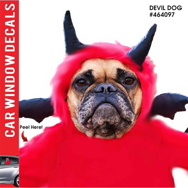 LEMONSODA Car Window Decal - 3D - (Devil Dog) - ShopStyle Leashes ...