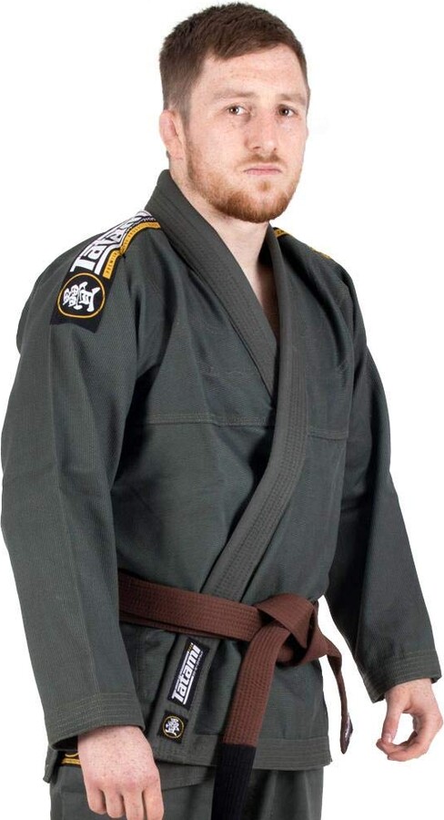 Tatami Fightwear Nova Absolute Khaki Jiu Jitsu Gi for Men Includes Pants & White Belt - IBJJF ...