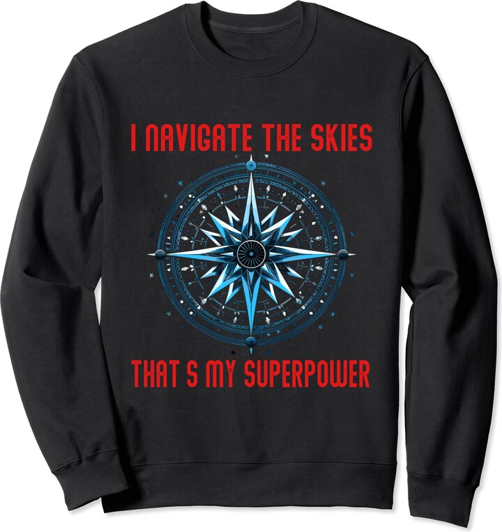 Pilot Flight Merch Sky Aeroplane Drone Aircrew I navigate the skies ...
