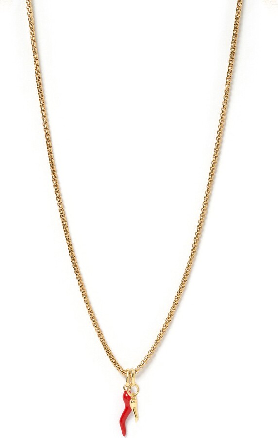 Arms of Eve Women's Gold Double Chilli Charm Combo Necklace - ShopStyle