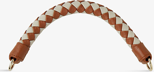 Mulberry Chestnut-chalk Iris Two-toned Braided Leather Handle ...