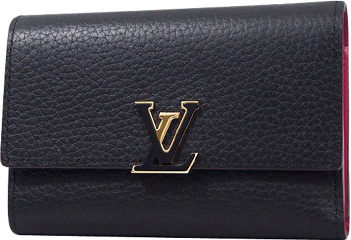Louis Vuitton Louise Black Leather Wallets - ShopStyle