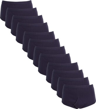 Sock Stack Y Fronts Pack Of 12 Men's Y-Front Briefs 100% Cotton ...