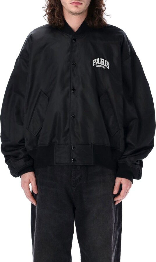 Balenciaga Paris Varsity jacket - ShopStyle