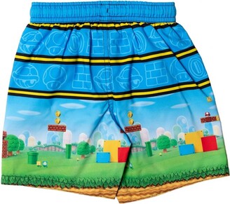 SUPER MARIO Nintendo Mario Luigi Yoshi Little Boys Swim Trunks ...