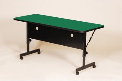 Latitude Run Kham Flipper Height Adjustable Training Table with Modesty ...